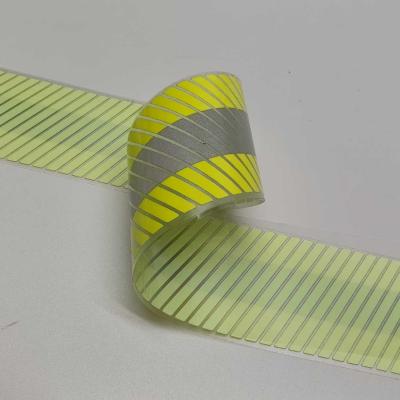 China High Visibility Reflective Heat Transfer Vinyl PET Backing Self Adhesive 300-480cd Lux M2 for sale