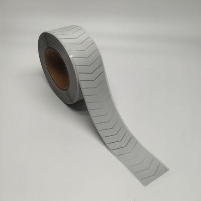 China Twill Stripes Reflective Heat Transfer Film Self Adhesive 300-480 cd lux m2 for Workwear for sale