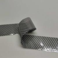 China High Visibility Twill Stripes Reflective Heat Transfer Vinyl - 300-480cd/lux.m² Reflectivity, 50 Wash Cycles for sale