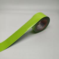China Green Reflective Heat Transfer Film Iron On Hi Vis Reflective Tape for Clothing 300-480 cd/lux.m2 for sale