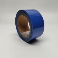 China Blue HTV Heat Transfer Vinyl Film Tape for Safety Clothing Hi Vis Reflective Strips 300-480cd for sale