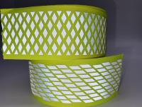 China PET TPU Patterned Heat Transfer Reflective Tape 0.5-100cm for Fashion Wear Shoes Hats for sale