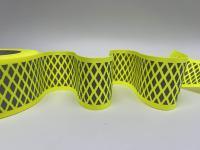 China Patterned Heat Transfer Reflective Tape 400cd Polyurethane for Workwear Sportswear for sale