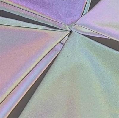 China 30D Mechanical Elastic Reflective Fabric - High-Visibility Safety Material for Industrial and Sports Applications for sale