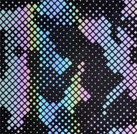 China Colorful Irregular Block Camouflage 50D Mechanical Bullet Fabric - 85 GSM Weight with Rainbow Reflective Printing for sale