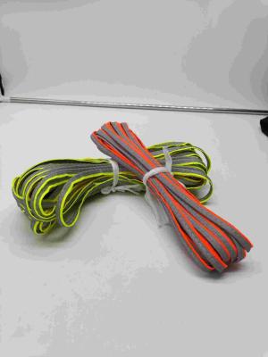 China High Visibility 1cm Width Reflective Piping For Safety Vests , Jackets for sale