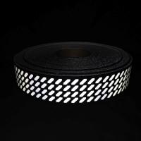 China Eco-friendly Webbing With Reflective Pattern Heat Transfered On for sale