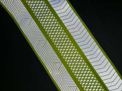 China Eco-Friendly Reflective Oxford Webbing 1 Inch Width Custom Logo for Bags for sale