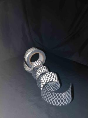 China EN20471 Silver Reflective Heat Transfer Film for Safety Wear - 300-480 cd/lux.m² Reflectivity, 50 Wash Cycles for sale