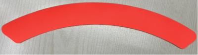 China High-Visibility Fluorescent PVC Helmet Stickers with Self-Adhesive Backing and Customizable Colors for sale