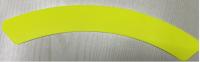 China High-Visibility Fluorescent PVC Helmet Stickers with Self-Adhesive Backing and Customizable Colors for sale