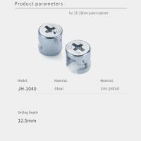 China 12mm Diameter Minifix Cam Locks Off Center Design Furniture Cam Connector For Rta Furniture for sale