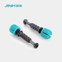 China 32mm Cold-Rolled Steel Minifix Connecting Bolts With Nylon Dowel, Furniture Hardware for sale