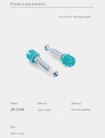 China 32mm Cold-Rolled Steel Minifix Spreading Bolts With Dowel, Flat Pack Furniture Fitting for sale