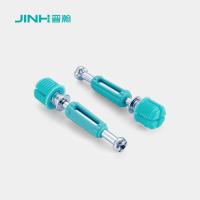 China 36mm Steel Minifix Spreading Bolts With Dowel, Furniture Connector for flat packed furniture for sale