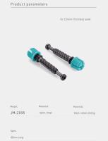 China 40mm Steel Minifix Spreading Bolts With Dowel, Furniture Fixing for flat packed furniture for sale