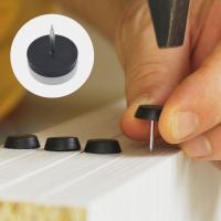 China 22mm Double Layer Plastic Furniture Glide Professional Furniture Leg Fittings for sale