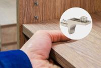 China Zinc Alloy 5mm Shelf Pegs High Stability Metal Shelf Support Pegs With 2 Heads for sale