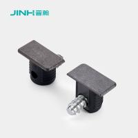 China 12*12mm Metal Abs Shelf Supports, Furniture Panel Connector For Rta Furniture for sale