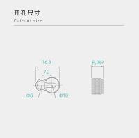China 8.7*16.7mm Plastic Shelf Support Pegs Wear Resistant For Cabinet Panels for sale