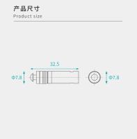 China 32.5*7.8mm ABS Shelf Support Pins High Precision For Flat Pack Panel Connection for sale