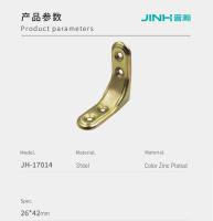 China Durable Metal Corner Brackets 26mm Secure Connection For Panel Furniture for sale