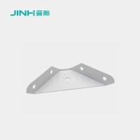 China 235mm 90 Degree Metal Bracket Industrial Furniture Panel Connector For RTA Shelves for sale
