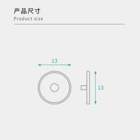 China Diameter 13mm Plastic Screw Cover Caps For Panel Furniture Connection for sale