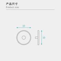 China ODM Custom 10mm Screw Caps High Precision For Furniture Cabinet Connection for sale