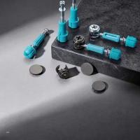 China Diameter 11.5mm Black Screw Caps Connecting Fitting For Flat Packed Furniture for sale
