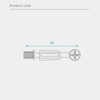China Zinc Plated Minifix Connecting Bolts Customized Fittings For Flat Packed Furniture for sale