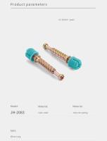 China Zinc Plated Minifix Connecting Bolts Customized Fittings For Flat Packed Furniture for sale