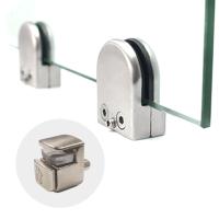China Metal Glass Panel Mounting Clips Furniture Connecting Fitting For 3mm Thickness Glass for sale