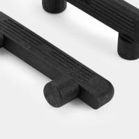 China 39.6mm Black Plastic Shelf Pegs OEM Customizable With Versatile Design for sale
