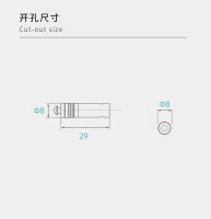 China 32.5*7.8mm ABS Metal Shelf Support Pegs Easy Installation Furniture Panel Connector for sale