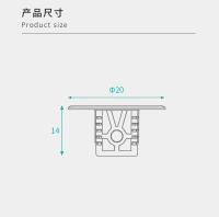 China 20*14mm Alloy Material Furniture Shelf Pins For Craft Room Storage Desk for sale