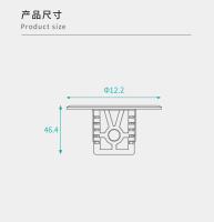 China 12.2*46.4mm Long Lasting Shelf Support Pins OEM For Knockdown Cabinet for sale