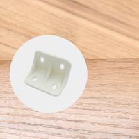 China Easy Assembly 13mm Plastic Corner Angle Brackets For Flat Pack Furniture for sale