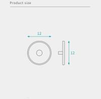 China 12mm Diameter Screw Cover Caps High Stability With Plastic Material for sale