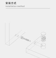 China Diameter 11.5mm Black Screw Caps Cabinet Fittings For Flat Packed Furniture for sale