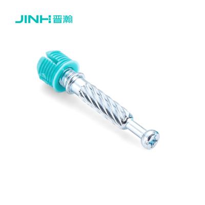 China Jh-2145 Steel Minifix Spreading Bolts 40mm Furniture Fixing For Rta Furniture for sale