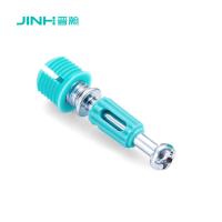 China Blue Minifix Spreading Bolts Zinc Plated 32mm OEM For RTA Furniture Connection for sale