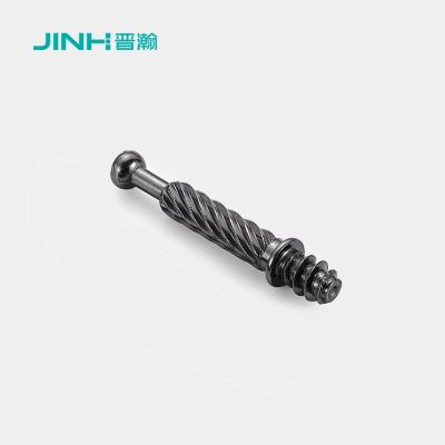 China 40mm Length Cam Lock Fastener Screw Customized Logo For 15mm Thickness Panel for sale