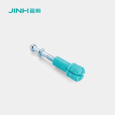 China Cold Rolled Steel Minifix Connecting Bolts 40mm Furniture Connector For Knockdown Furniture for sale