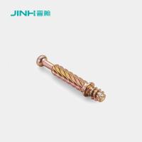 China Carbon Steel 40mm Length Minifix Cam Bolt Furniture Connecting Fitting For RTA Furniture for sale