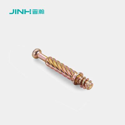 China Carbon Steel 40mm Length Minifix Cam Bolt Furniture Connecting Fitting For RTA Furniture for sale