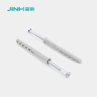 China JH-12016 8x80mm Self-tapping Plastic Expansion Screw For Wall Easy Interior Decoration for sale
