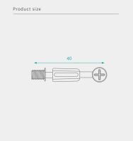 China Jh-2031 Minifix Connecting Bolts In Carbon Steel With 40mm Length For Panel Furniture for sale
