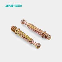 China Jh-2031 Minifix Connecting Bolts In Carbon Steel With 40mm Length For Panel Furniture for sale