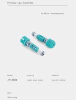 China 40mm Length Cold Rolled Steel Cam Bolt Screw , Furniture Fixing For Panel-Type Furniture for sale